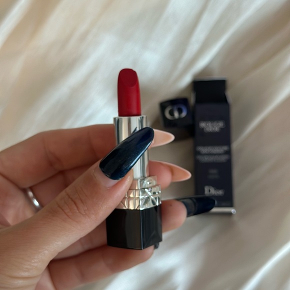 Dior | Makeup | Dior Rouge Lipstick In Shade 999 | Poshmark